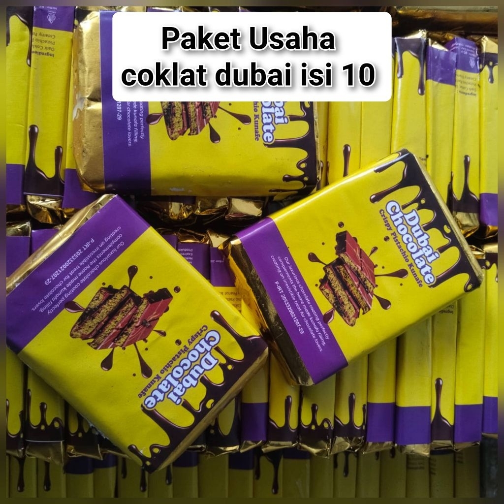 Jual PAKET GROSIR COKLAT DUBAI ISI 10 COKLAT DUBAI MINI 85 GRAM Coklat ...