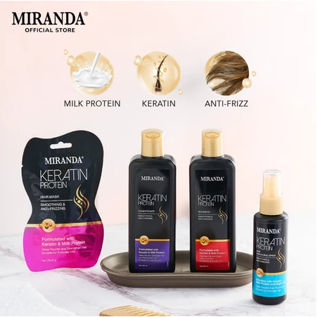Jual Miranda Keratin Protein Series Hair Treatment(New Formula ...