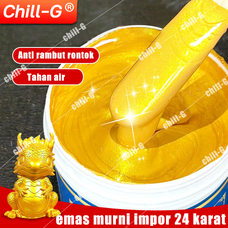 Jual tidak akan berkarat Cat daun emas cat gold emas Cat emas berbasis ...