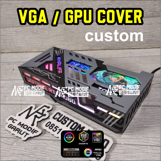 Jual VGA COVER GPU COVER GIGABYTE RTX CUSTOM | Shopee Indonesia