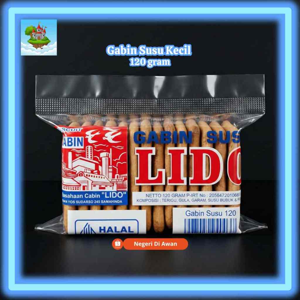 Jual Biskuit Gabin Susu LIDO Original Samarinda Kemasan Kecil 120gr ...