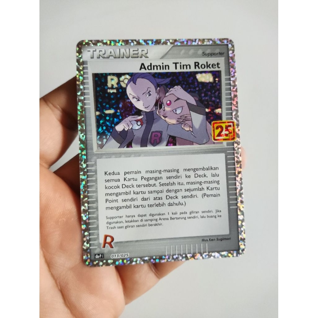 Jual Kartu Pokemon 25th Admin Team roket | Shopee Indonesia