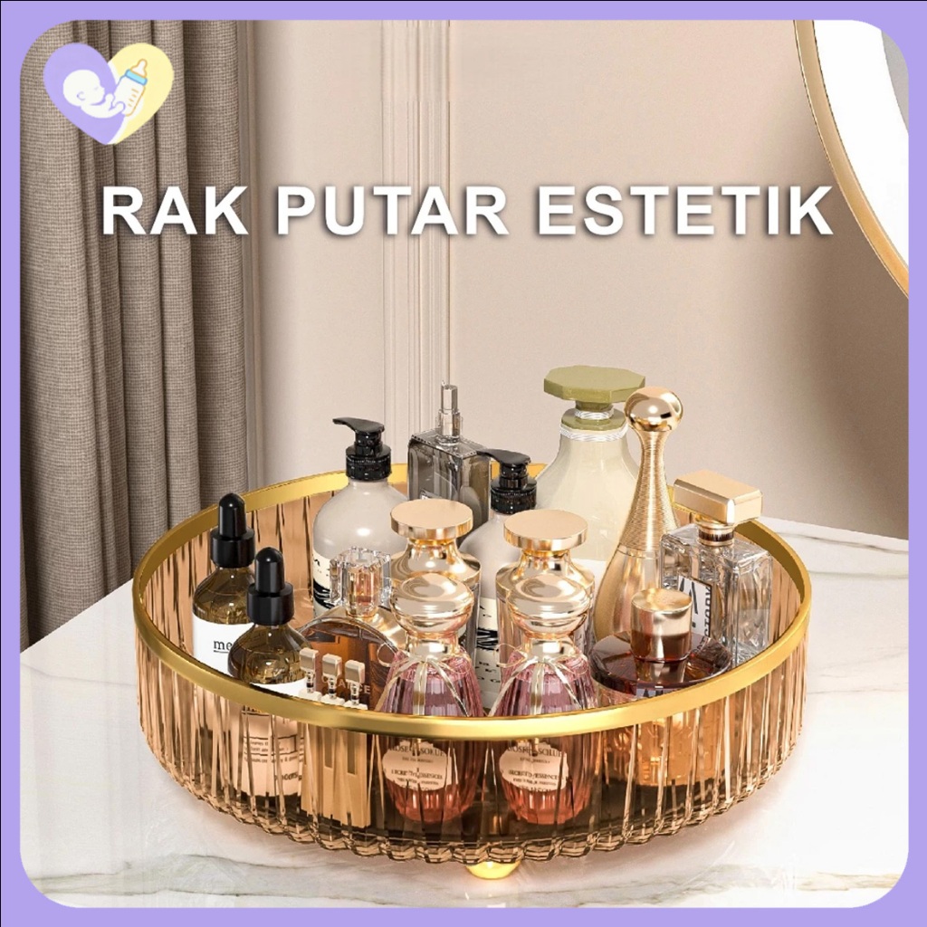 Jual Rak Kosmetik aesthetic tempat make up aesthetic tray aesthetic rak ...