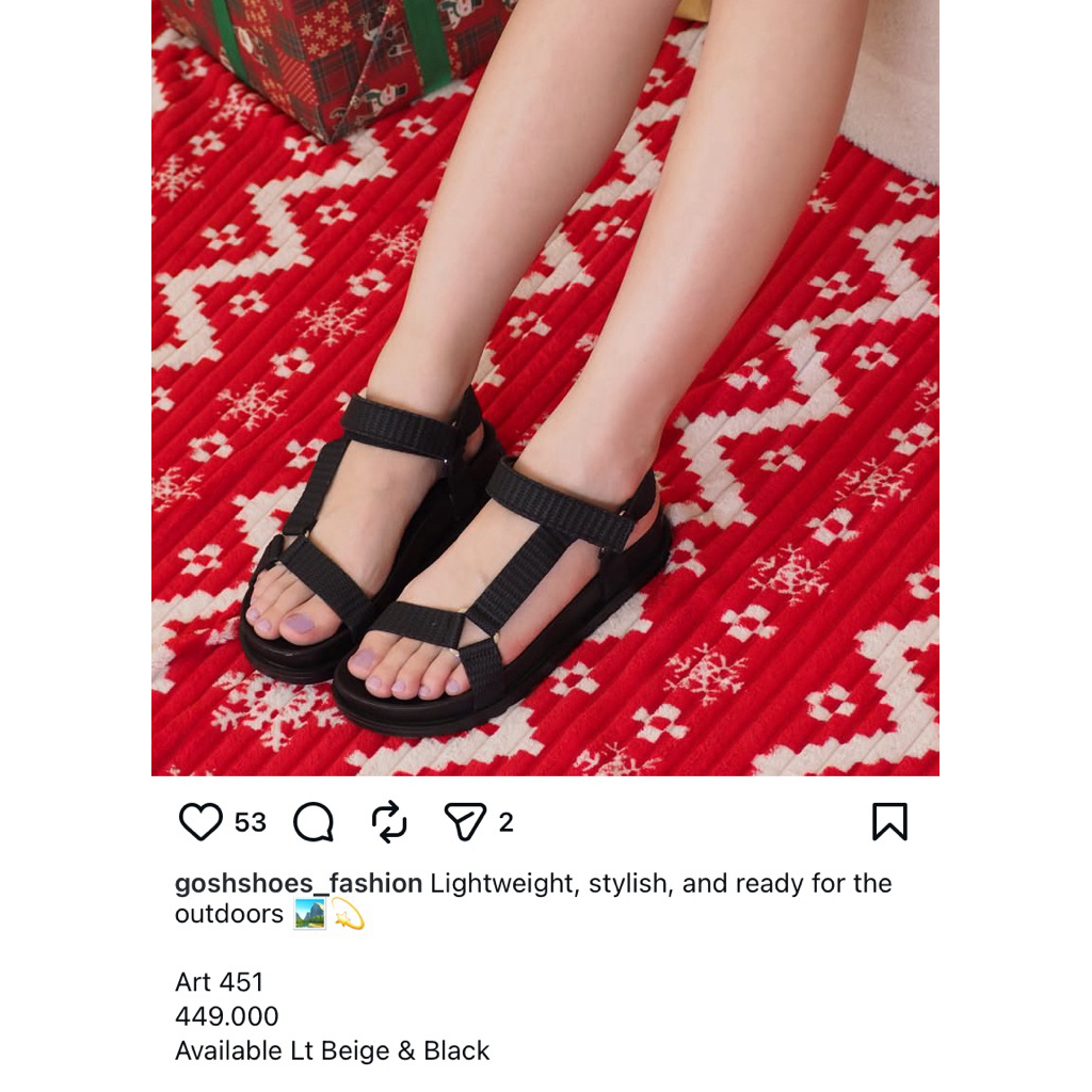 Jual Gosh sandal | Shopee Indonesia