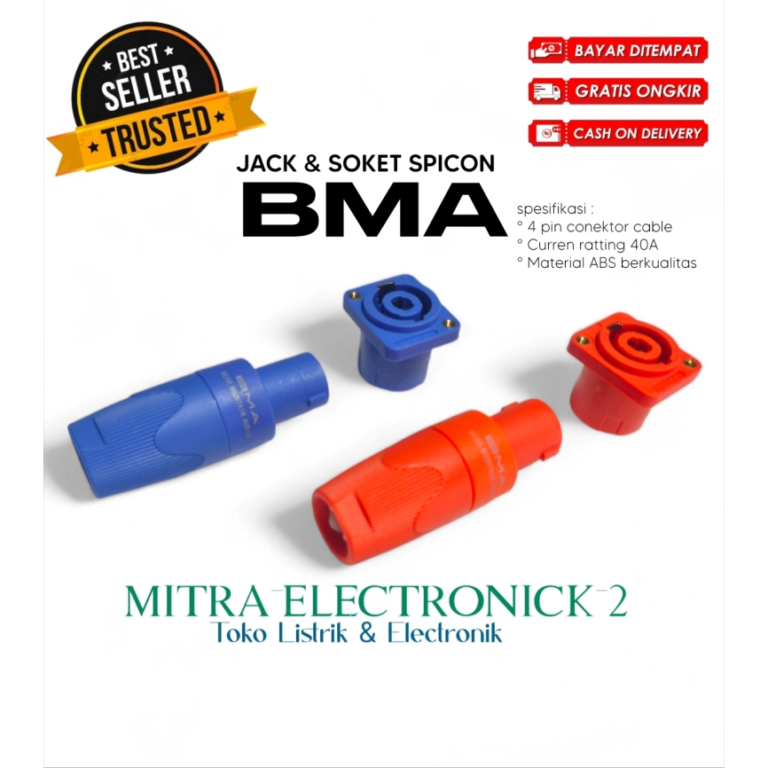 Jual BMA Jack Spicon Jek Spikon BMA Orange Original | Shopee Indonesia
