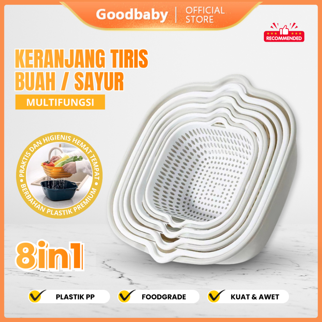Jual GoodBaby | Keranjang Tirisan Multifungsi 6 In1 6PCS | Baskom ...
