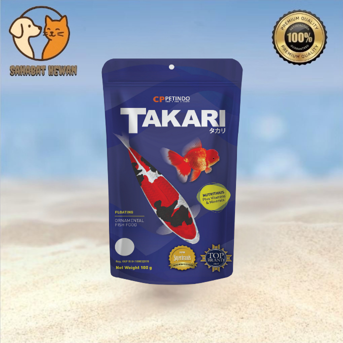 Jual Takari Fish Food 100Gr Mix / Makanan Ikan Koki Menfish Guppy Koi ...