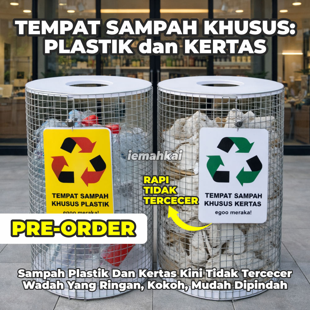 Jual TABUNG SAMPAH RECYCLE | PAPERCARE | PLASTICCARE | BOTTLECARE ...