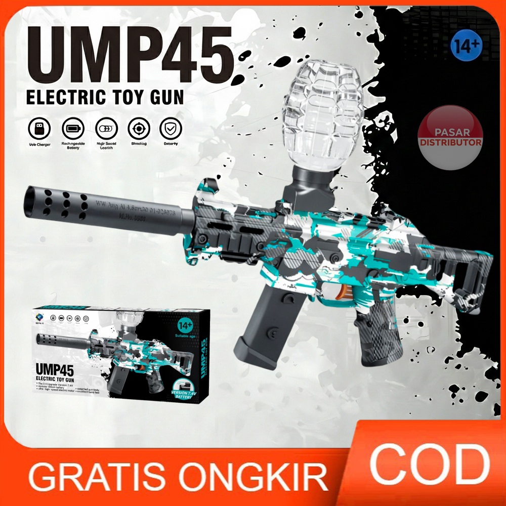 Jual Pasar Distributor BTC-3040 UMP45 ELECTRIC TOY GN Mainan Tembakan ...