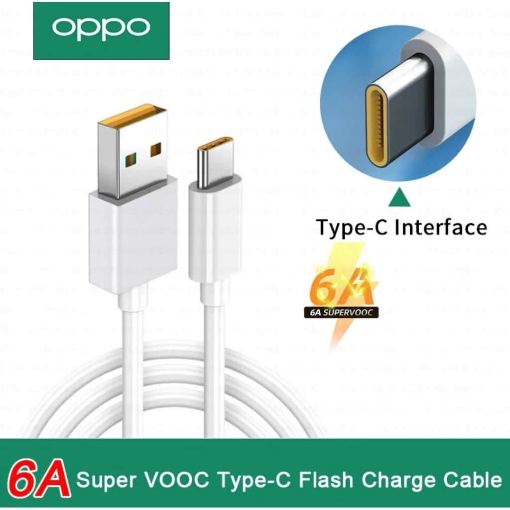 Jual Kabel Data Oppo VOOC Type C | Micro Usb Original Real Support VOOC ...