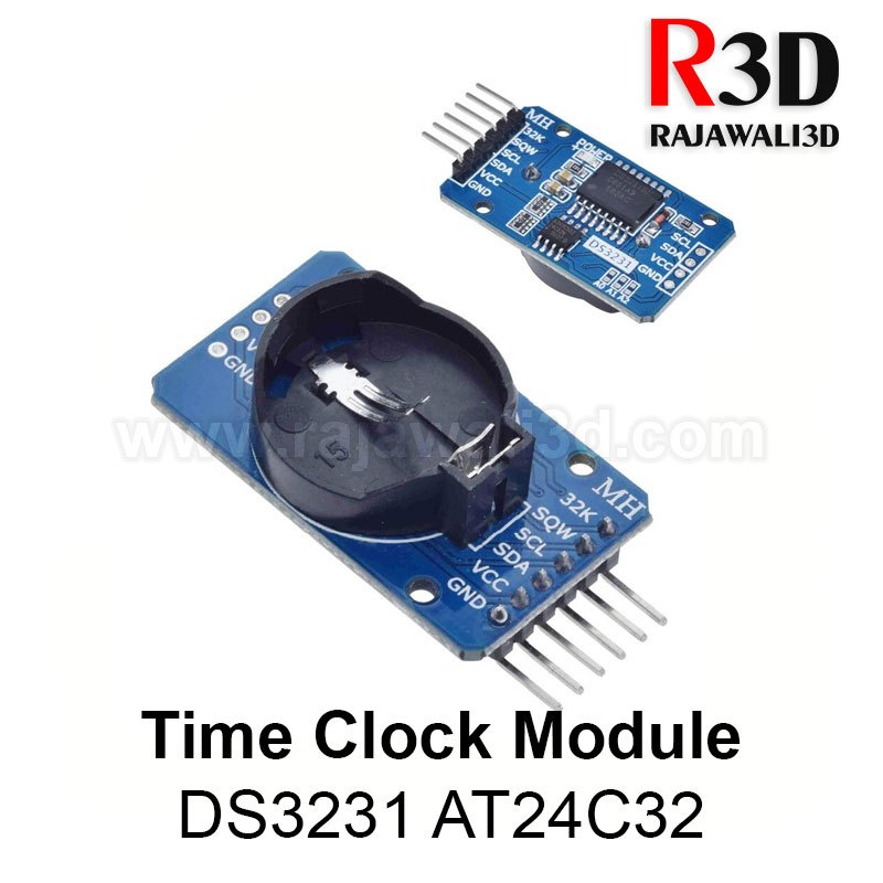 Jual Real Time Clock Module RTC DS3231 AT24C32 I2C Precision | Shopee ...