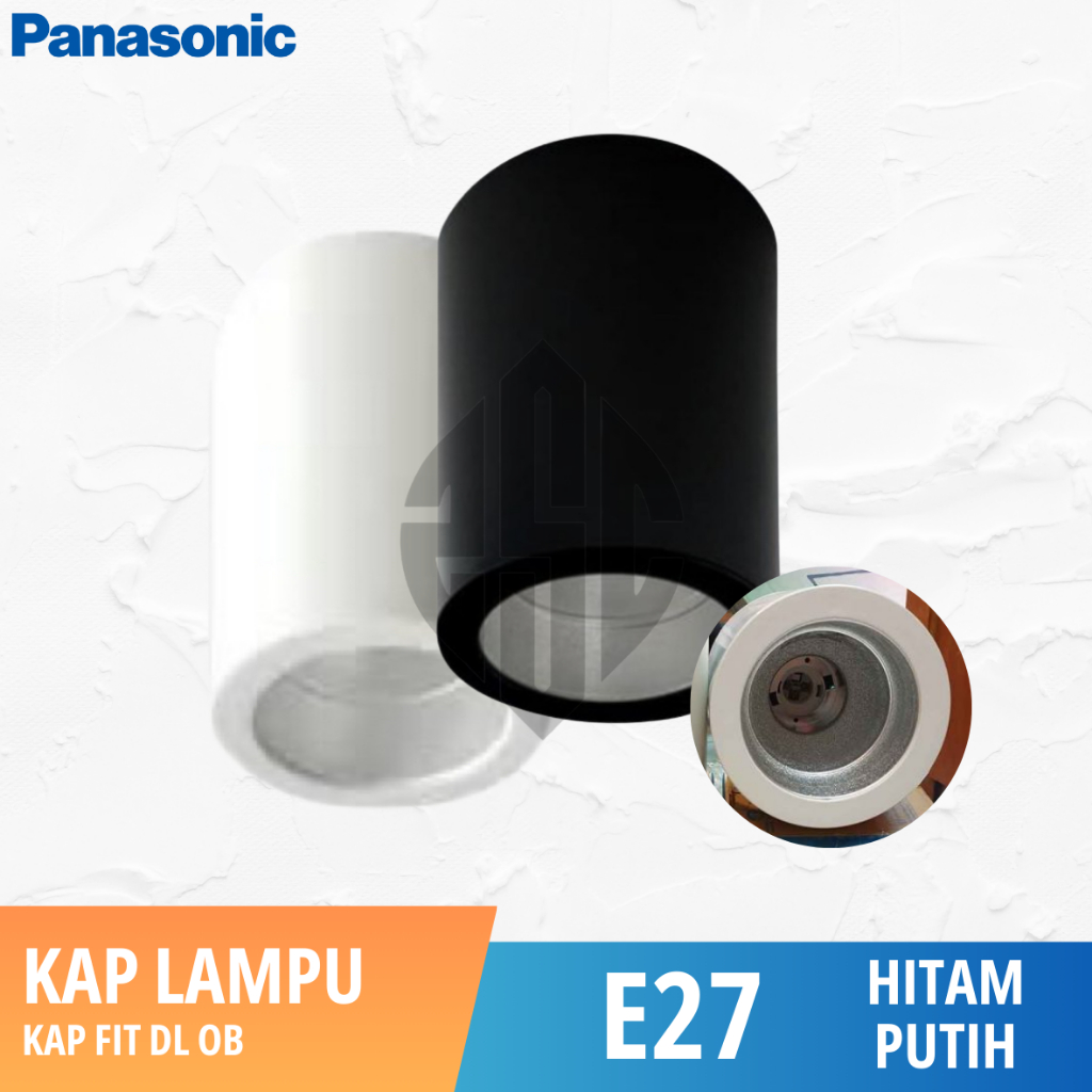 Jual PANASONIC KAP FIT DL OB E27 PUTIH DAN HITAM | Shopee Indonesia