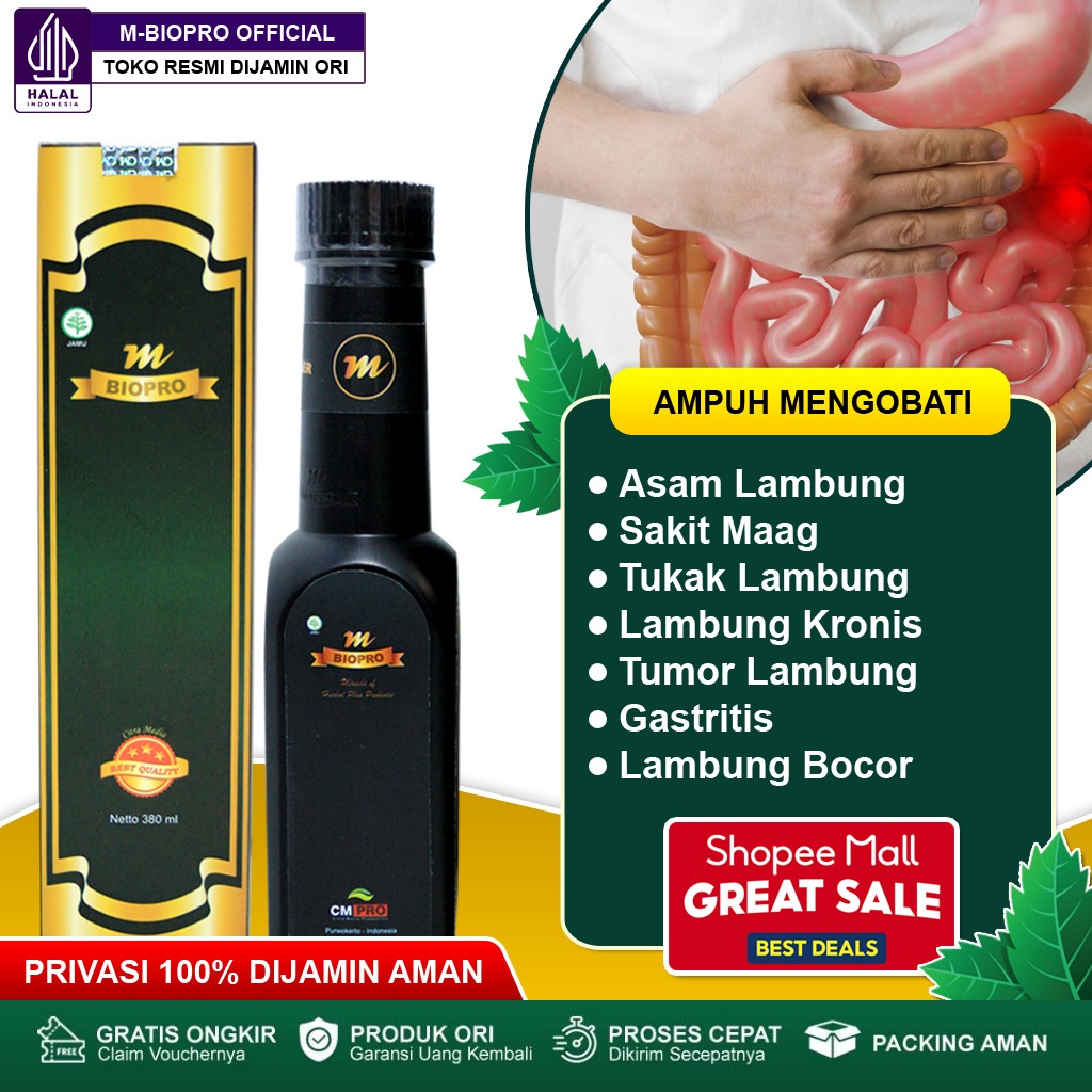 Jual MBIOPRO Obat Herbal Asam Lambung, Sakit Maag, Magh, Gerd ...