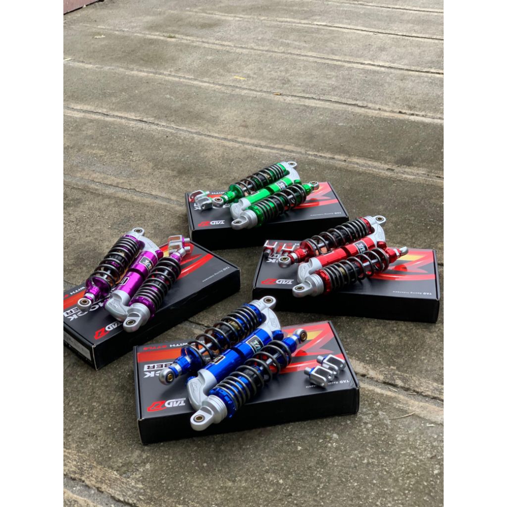 Jual SHOCK BREAKER SKOK BELAKANG MISSILE MERK TAD RACING RED BLUE PINK ...