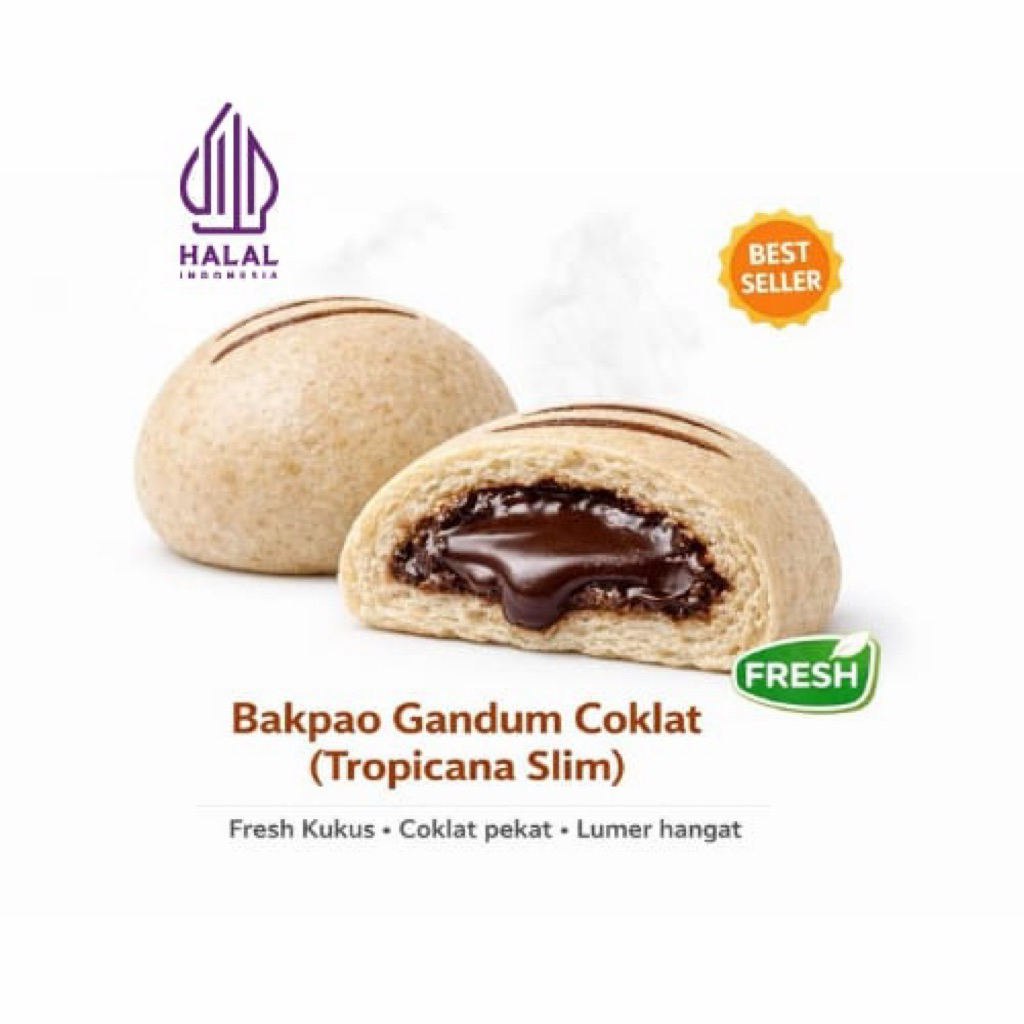 Jual Bakpao Gandum Jumbo TropikanaSlim 3 Rasa – Frozen Halal | Bakpo ...