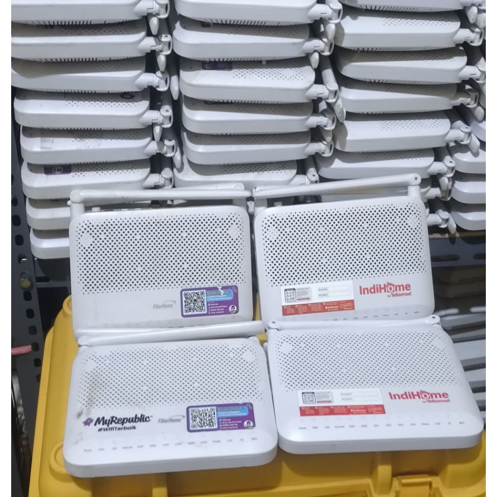 Jual MODEM FIBERHOME HG6145D2 UNIT+ADAPTOR | Shopee Indonesia