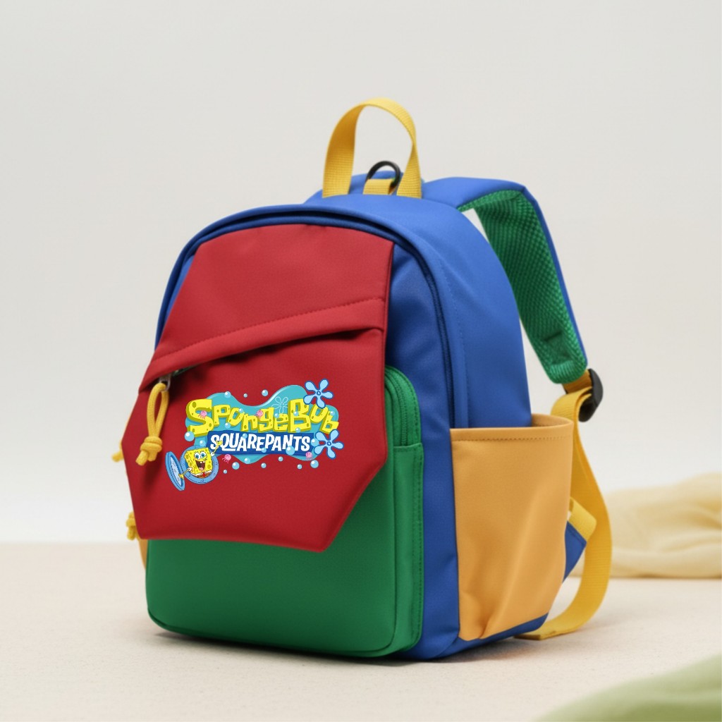 Jual Catenzo - CUT 026 Tas Ransel Anak Motif Spongebob Bubbles Warna ...