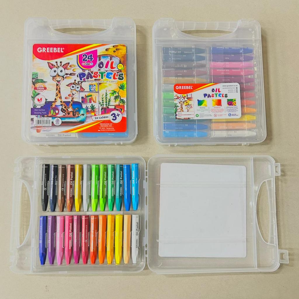 Jual Greebel Crayon Krayon Kids 24 Warna Kids Oil Pastel 24 [ KOP24 ...