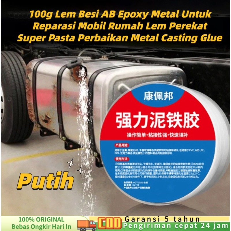 Jual 100g Lem Besi AB Epoxy Metal Untuk Reparasi Mobil Rumah Lem ...
