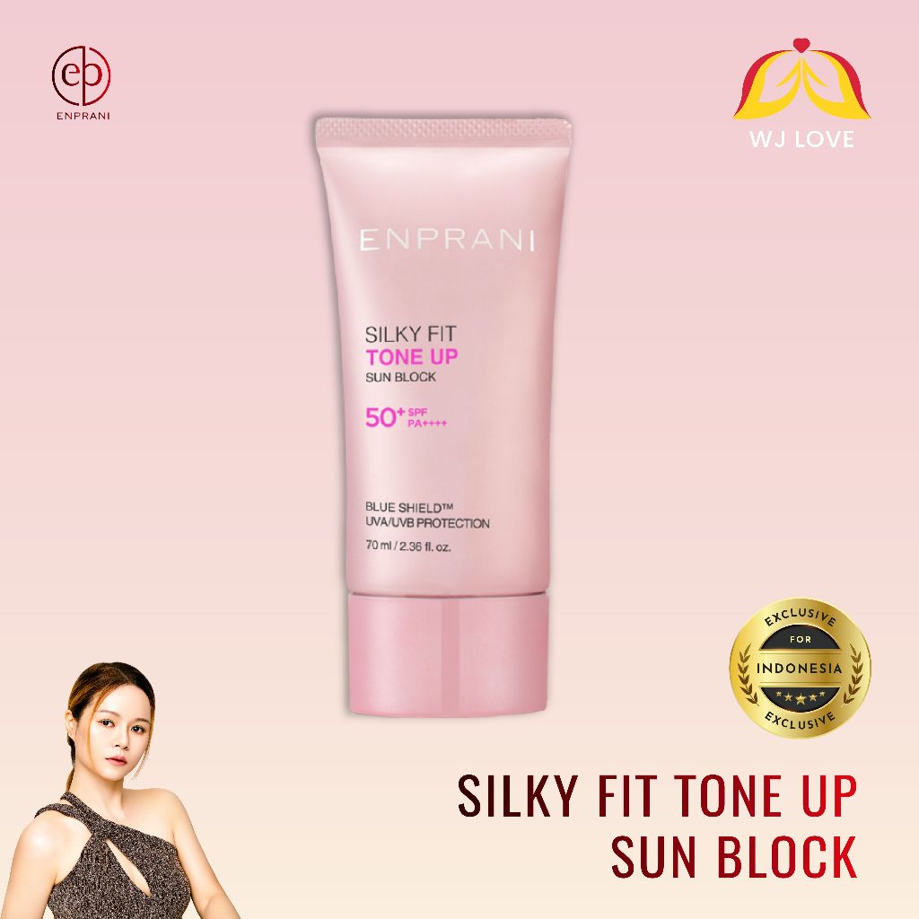 Jual Enprani Silky Fit Tone Up Sun Block ( Tabir Surya ) | Shopee Indonesia