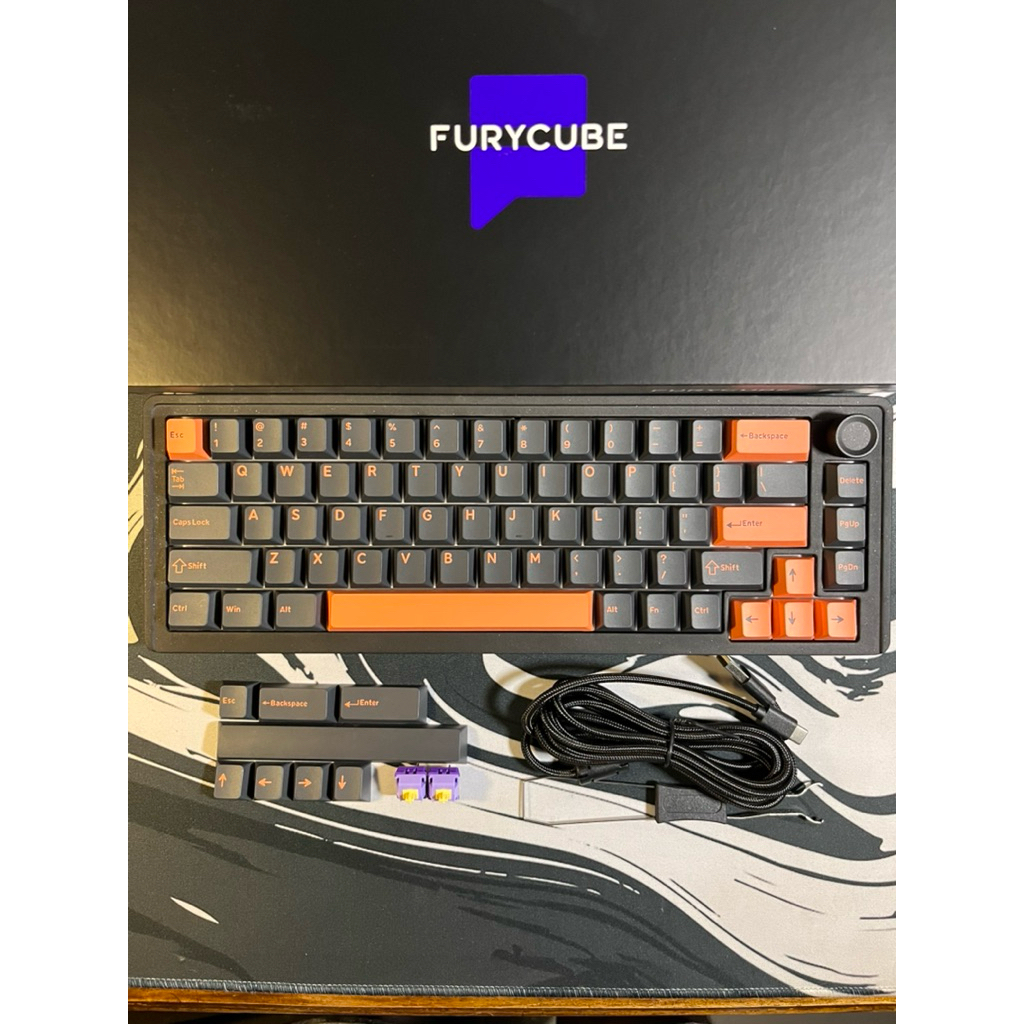 Jual Furycube E68 PRO Full Alumunium Wireless Mechanical Keyboard ...