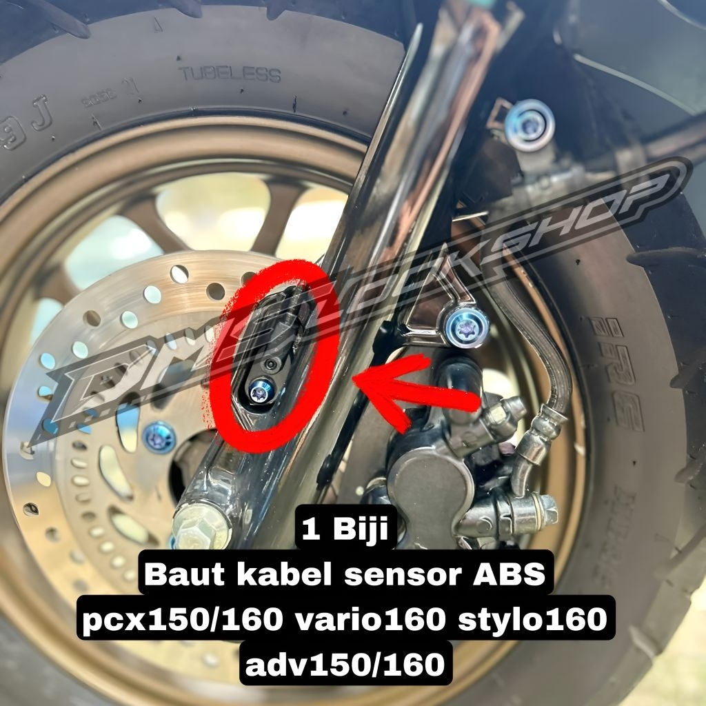 Jual Baut titanium kabel sensor abs pcx150 pcx160 stylo160 vario160 ...