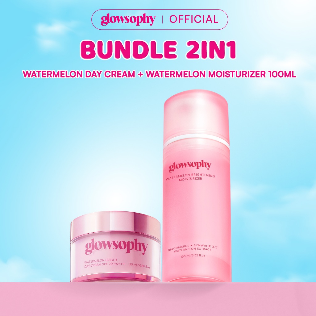 Jual [New Launch] Glowsophy Bundle 2in1 Basic Glow Watermelon Bright ...