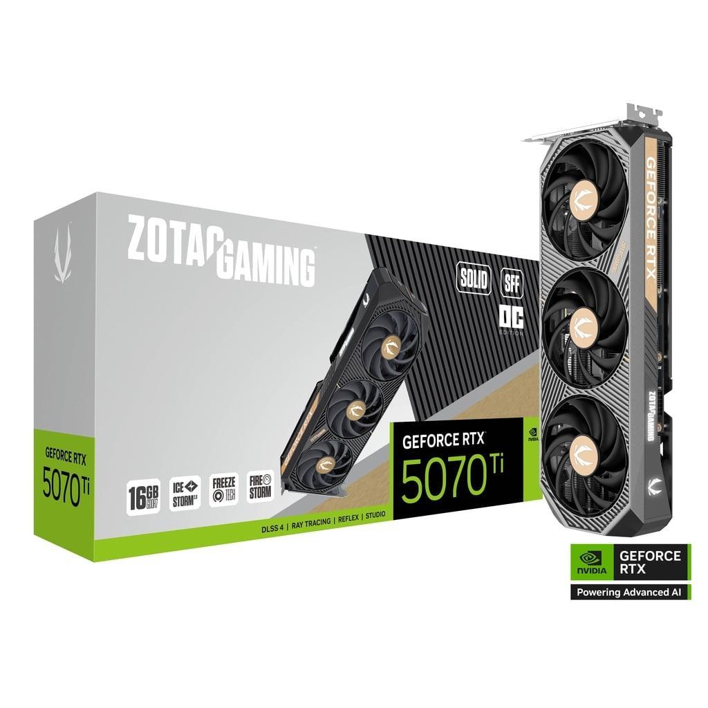 Jual ZOTAC GAMING GeForce RTX 5070 Ti SOLID SFF OC 16GB 256 Bit GDDR7 ...