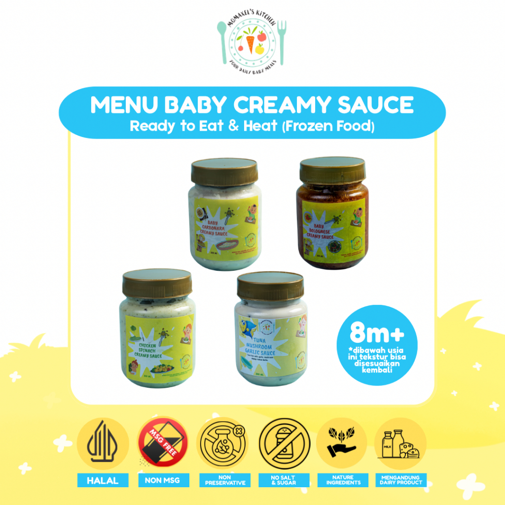 Jual ANEKA CREAMY SAUCE UNTUK BAYI (CATERING MAKANAN BAYI MPASI FROZEN ...