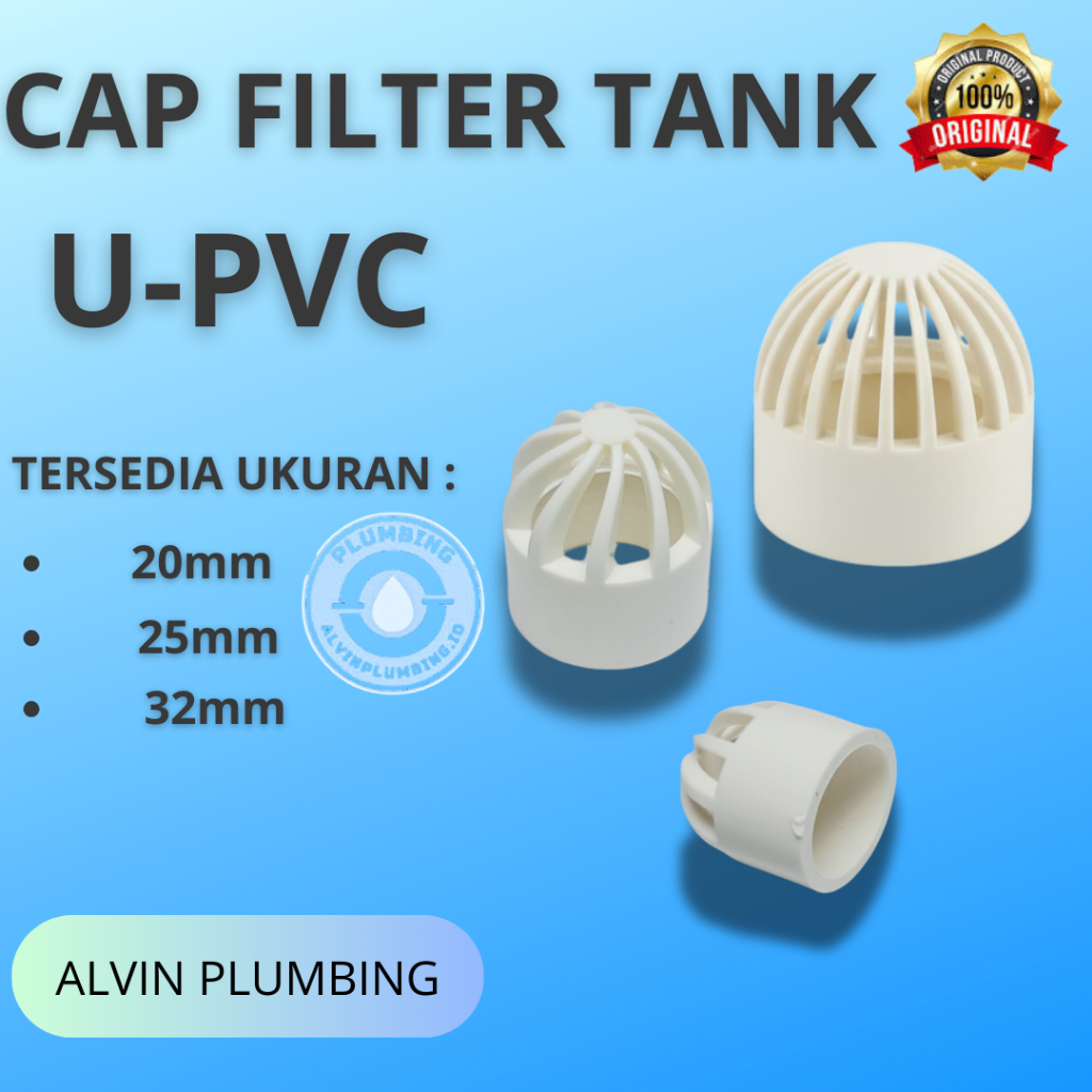 Jual [25mm] Overflow Skimmer Filter 25mm Bottom drain tutup bottom ...