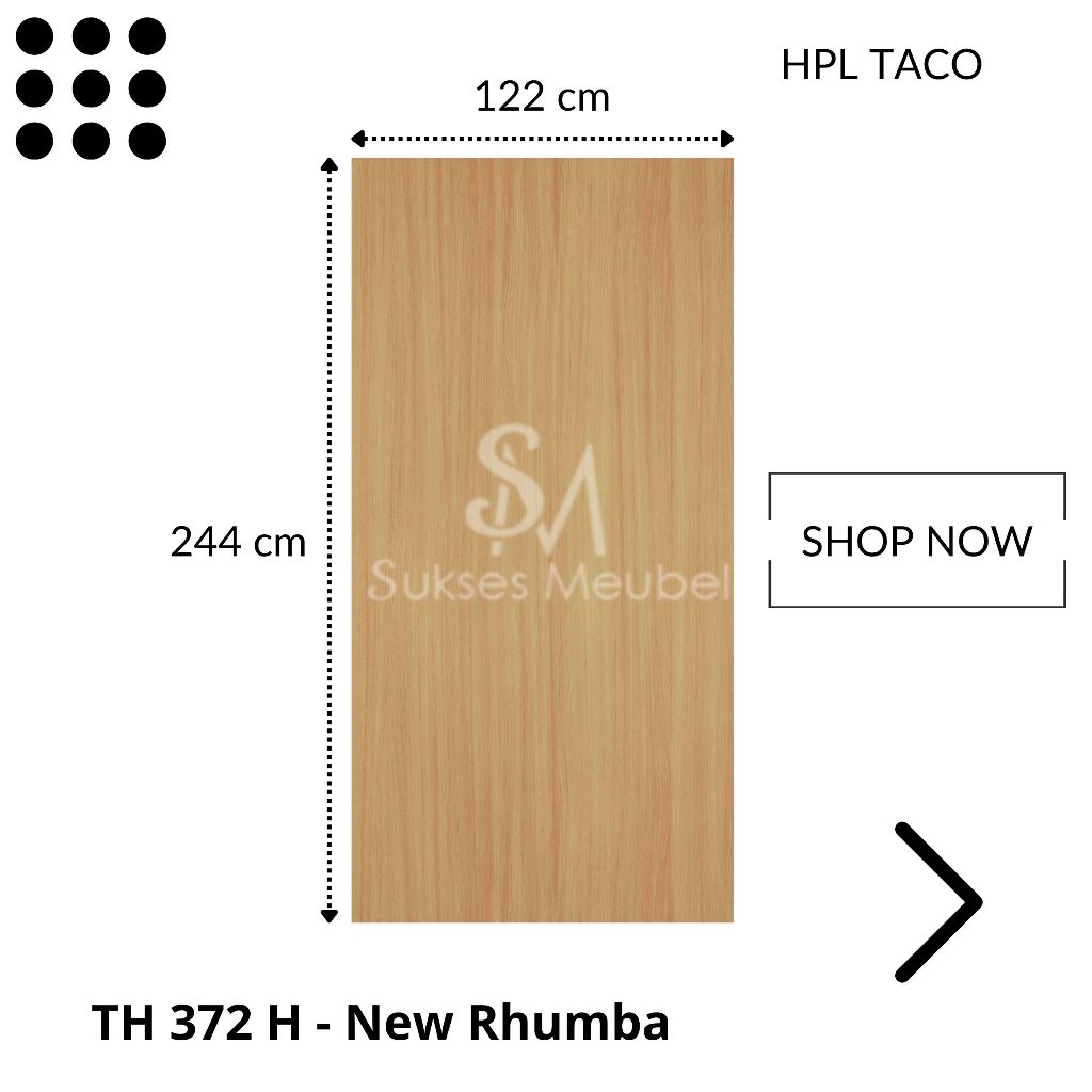 Jual TACO HPL Woodgrain TH 372 H - New Rhumba | Per 1 Lembar Ukuran ...
