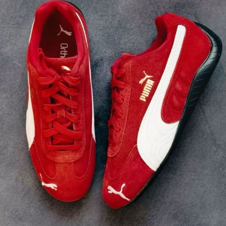 Jual TRANDING!!! Sepatu Sneakers Puma Speedcat Hitam/Merah Unisex ...