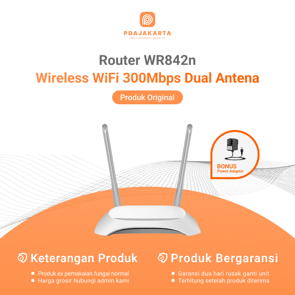 Jual Router Tp-Link TL-WR842N Wireless WiFi 300Mbps | Router Bekas ...