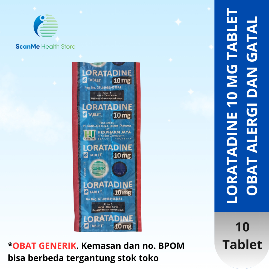 Jual Loratadine Obat 10 Mg Terlengkap & Harga Terbaru Juni 2026 ...