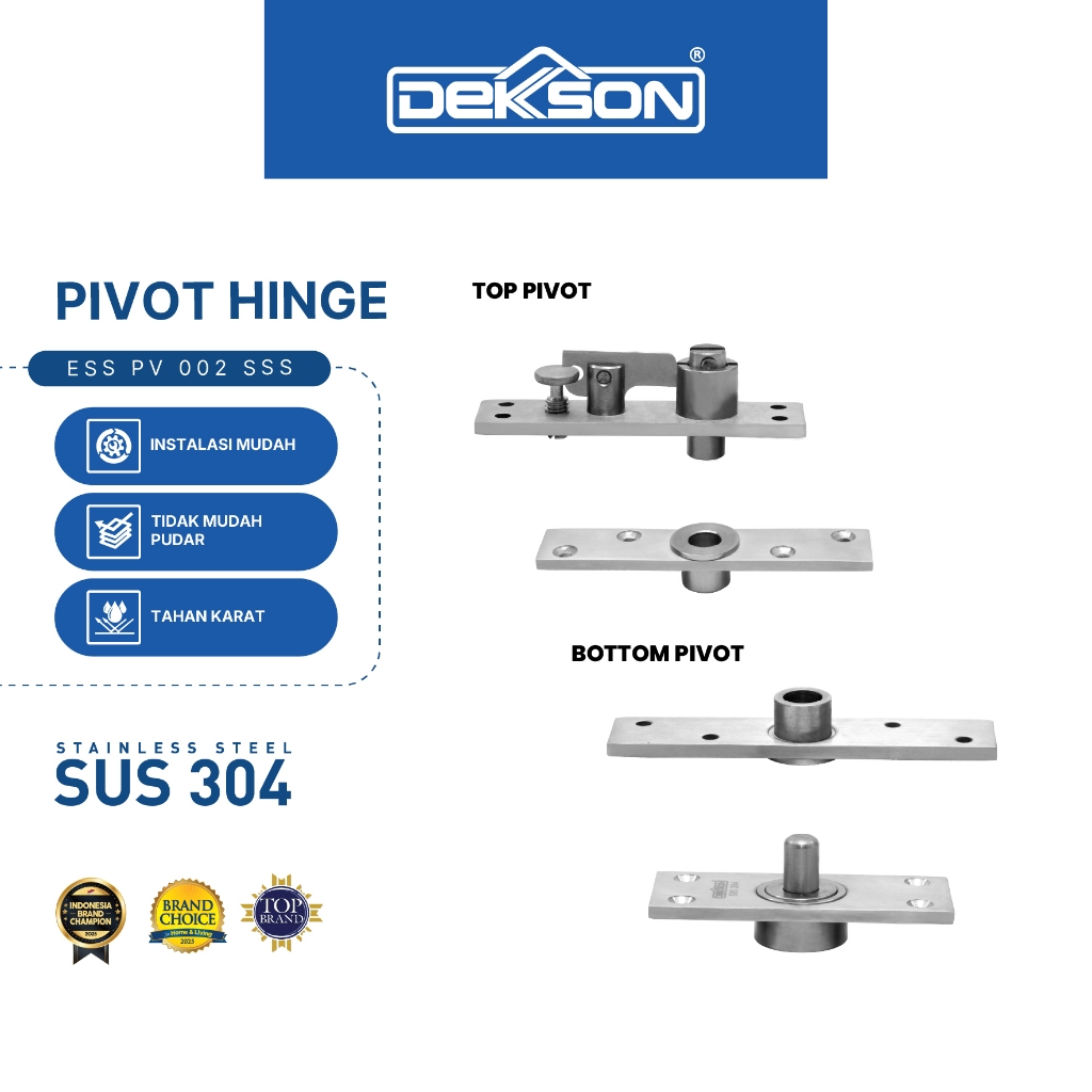 Jual DEKKSON Pivot Hinge Engsel Tanam ESS PV 002 | Shopee Indonesia