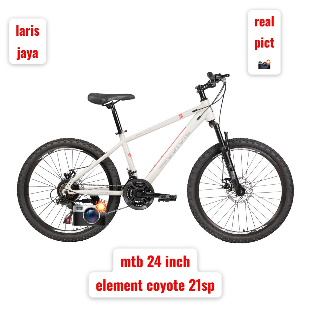 Jual Sepeda gunung mtb 24 Inch Element COYOTE 21 speed TERBARU | Shopee ...