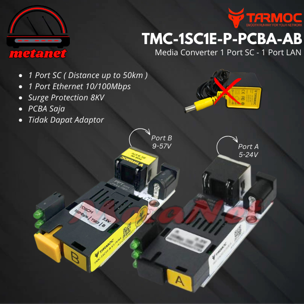 Jual Tarmoc TMC-1SC1E-P-PCBA | Media Converter 1FO 1LAN / 1 FO 1 LAN 10 ...