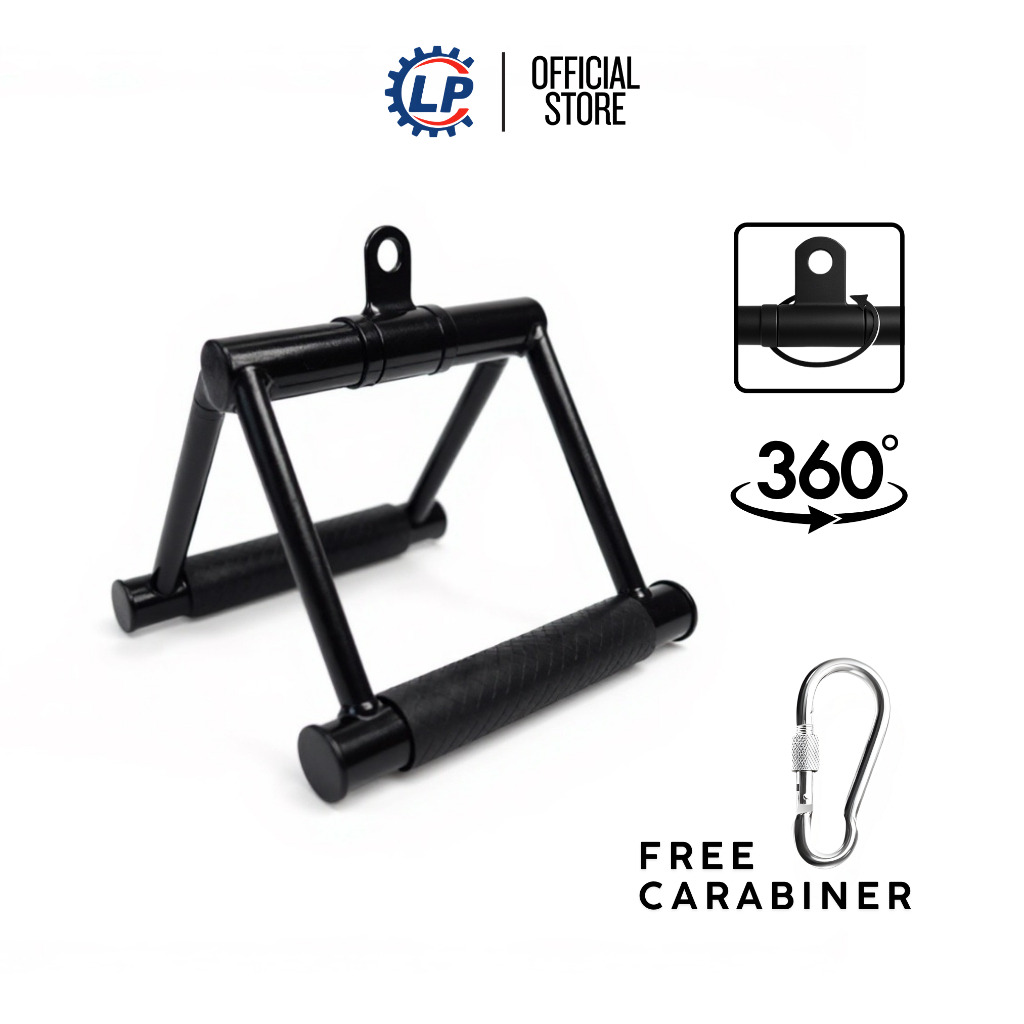 Jual V Handle Bar Row Cable Attachment – V Bar Rowing Seated Row Handle ...
