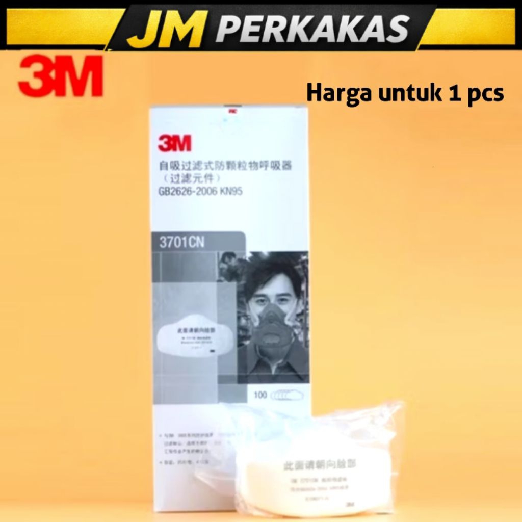Jual Filter Masker Respirator 3M 3701CN | Shopee Indonesia