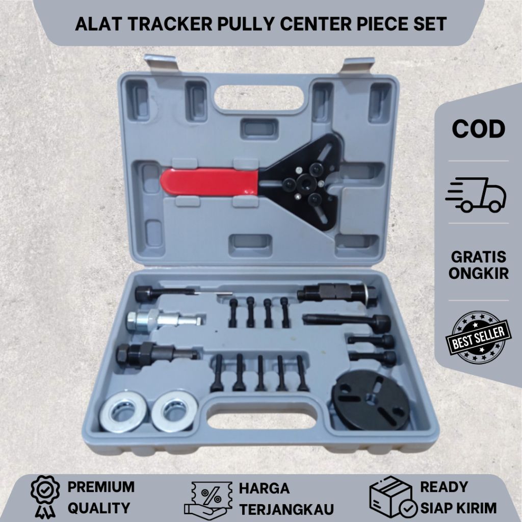 Jual ALAT TRACKER TREKER PULLY CENTERPIECE SET COMPRESSOR AC MOBIL ...