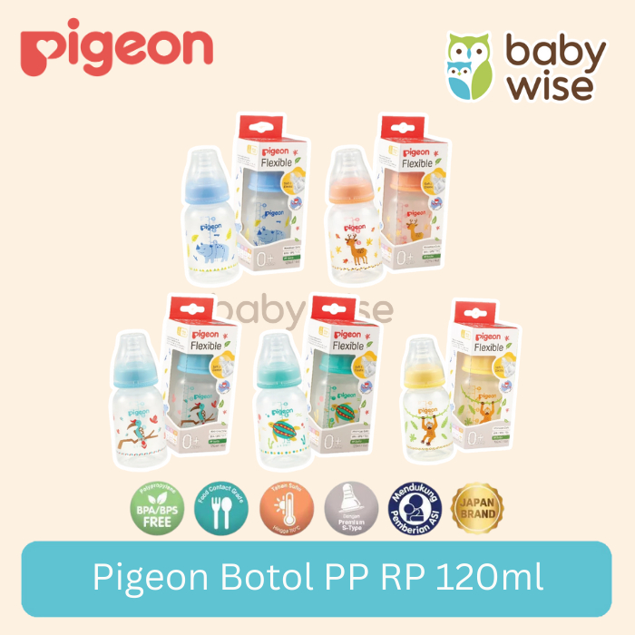 Jual Pigeon Botol PP RP 120ml - Botol Susu Bayi | Shopee Indonesia