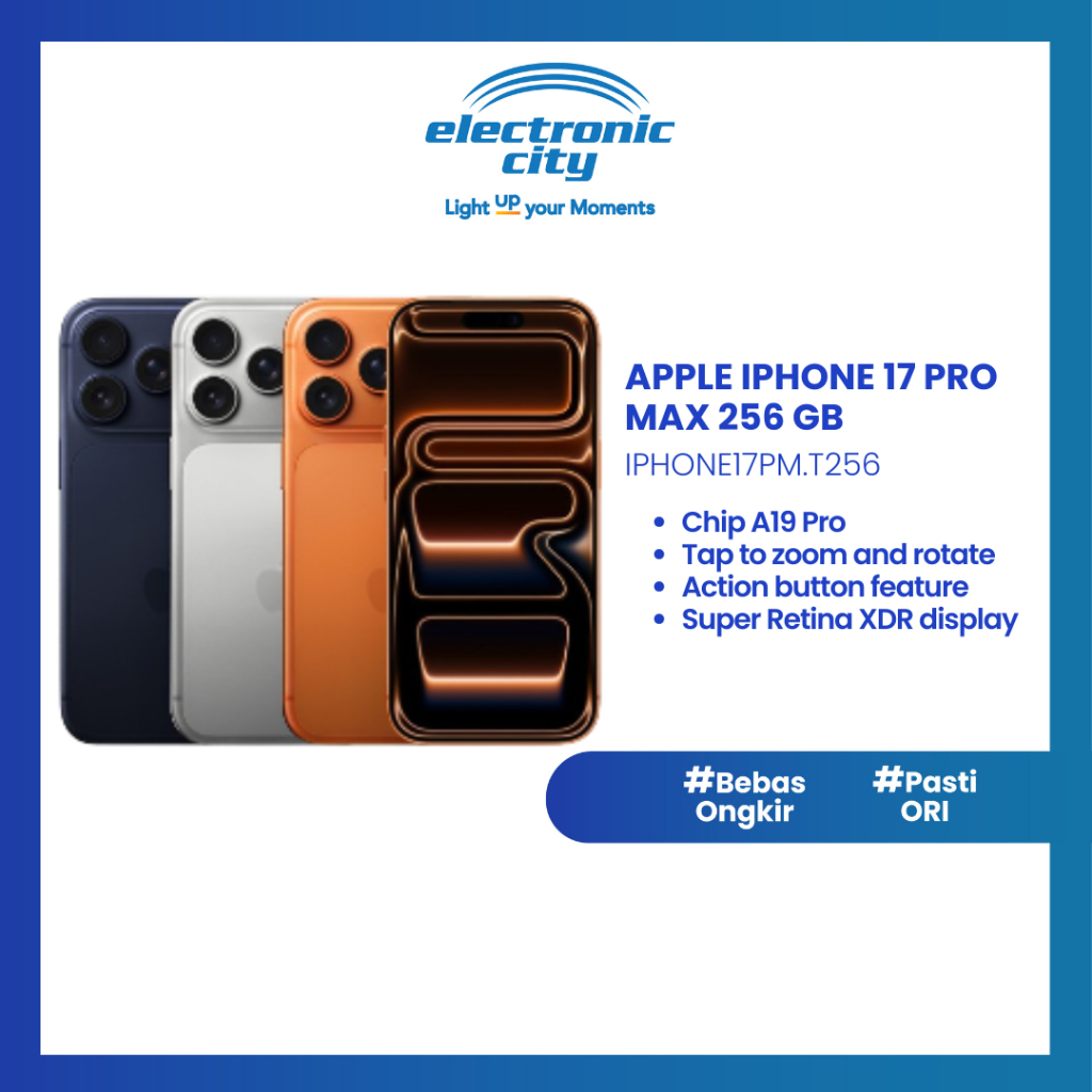 Jual Apple iPhone 17 Pro Max 256 / 12 GB | Shopee Indonesia