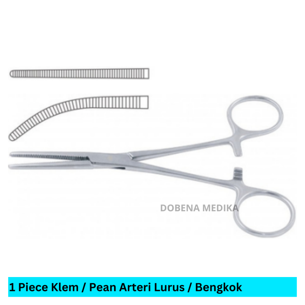 Jual Klem Medis Pean Arteri Lurus Bengkok 14 16 18 20 24 26 cm | Shopee ...