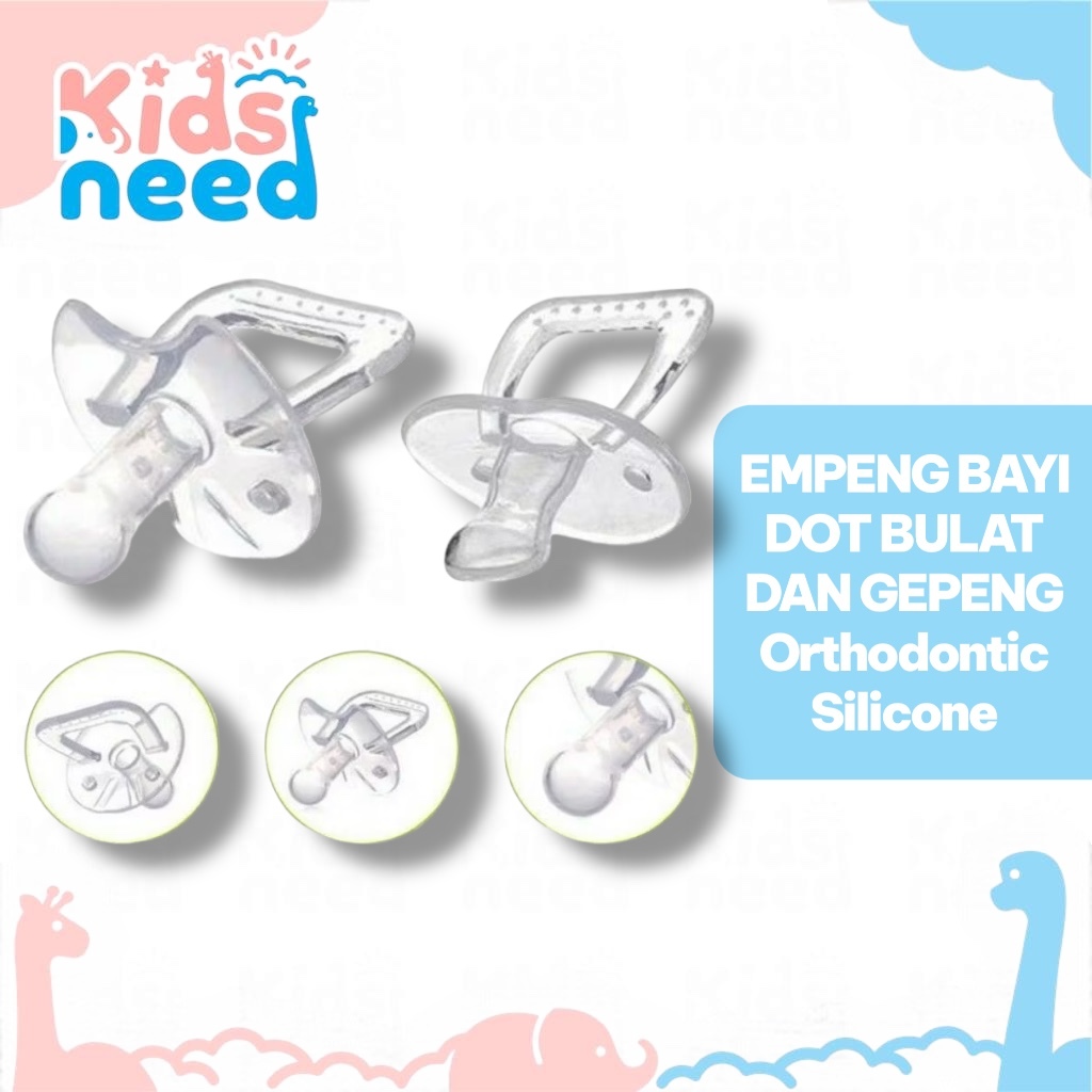 Jual Empeng Bayi Dot Orthodontic Full Silikon/ Dot Bulat / Dot Gepeng ...
