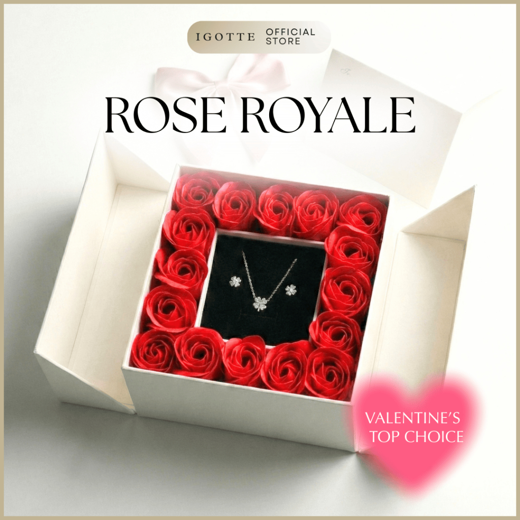 Jual [READY BISA CUSTOM] Rose Royale Gift Box - Kotak Bunga Rose Mawar ...