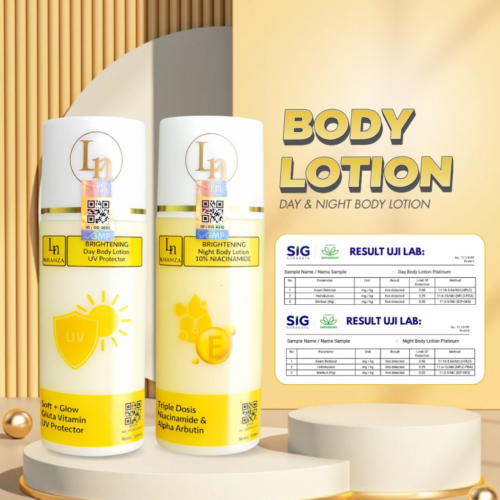 Jual PAKET HB DOSTING LN KHANZA TRIPLE DOSIS+++ (SIANG & MALAM) 100ml ...