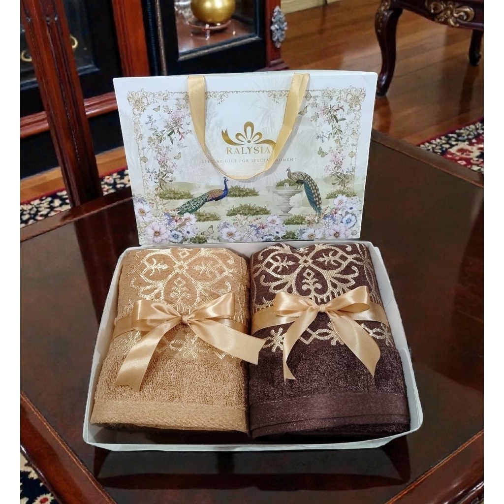 Jual HAMPERS HANDUK COUPLE PASANGAN PERNIKAHAN GIFT SET BOX HANDUK KADO ...