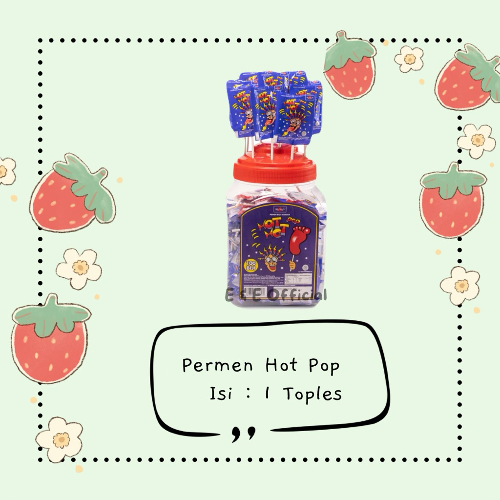 Jual PERMEN KAKI MERAH / PERMEN HOT HOT POP / PERMEN BRONSON / PERMEN ...