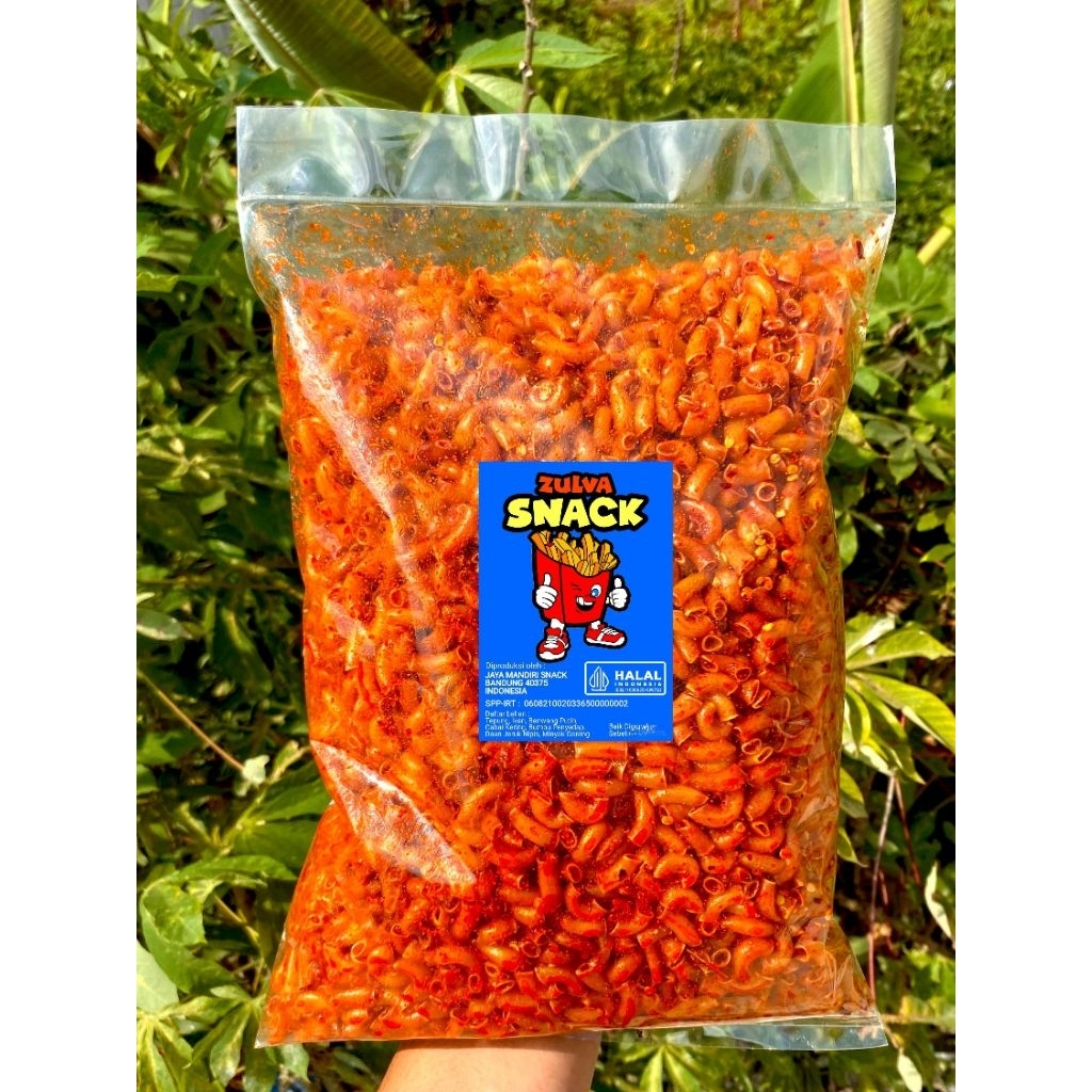 Jual MAKARONI CIKRUH PEDAS DAUN JERUK//MAKARONI BASAH PEDAS DAUN JERUK ...