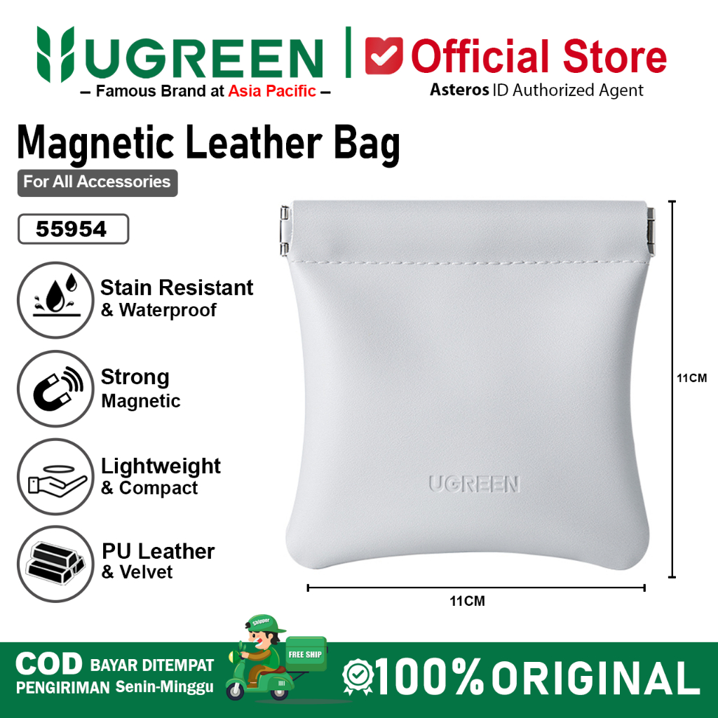 Jual Ugreen Magnetic Pouch Earphone Storage Bag Waterproof Tas TWS ...